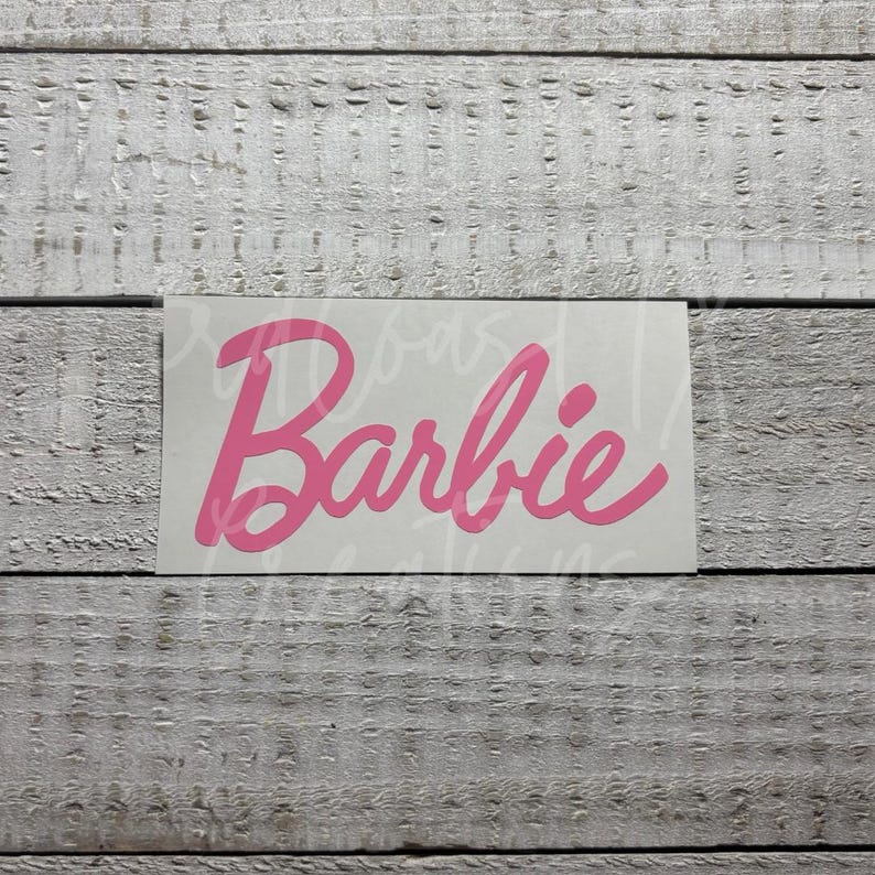 Barbie Inspired Decal Sticker - Etsy
