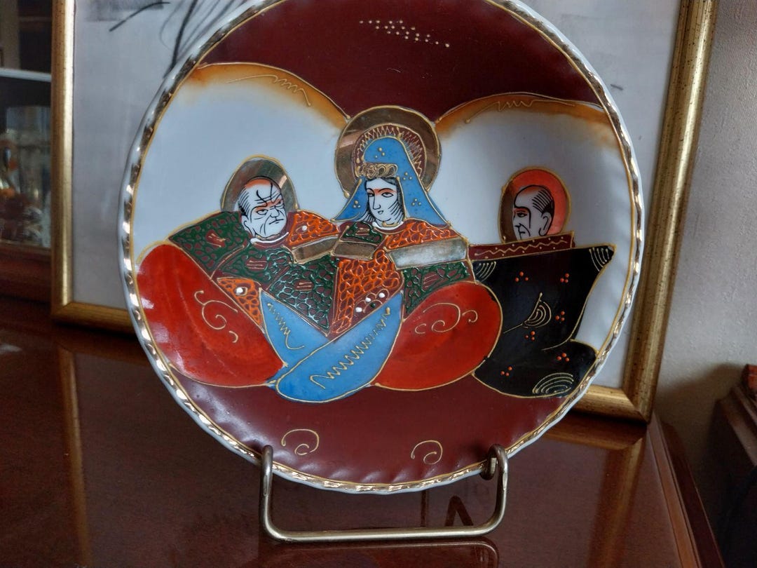 Antique Japanese Tajimi Porcelain Bowl 6.2",hand Painted| Vintage ...