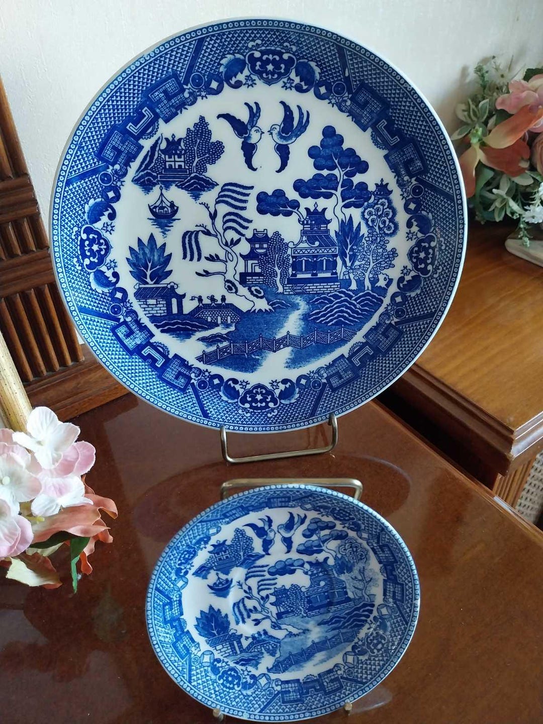 Japanese Porcelain Plate /royal Tajimi Porcelain Plate 9.5" - Small 4.5 ...
