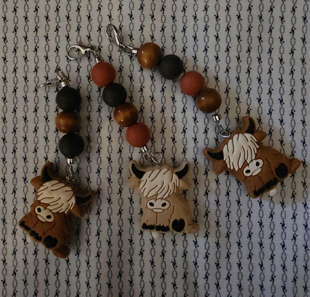 Cow Zipper Pull - Etsy