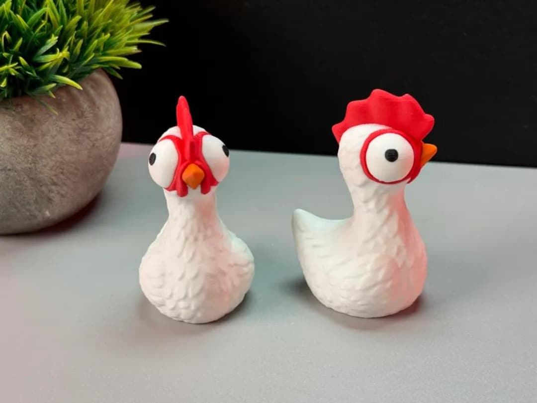 Cute Chicken to Place in the Office or on a Desk as a Decoration. - Etsy