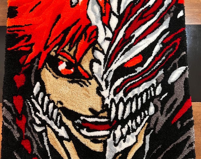 Bleach Anime: Ichigo Hollow Rug - Etsy