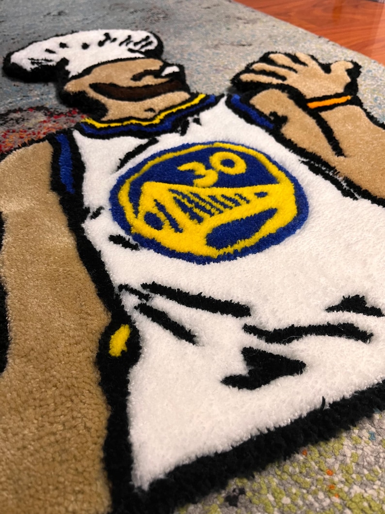 Steph (chef) Curry Warriors Rug - Etsy