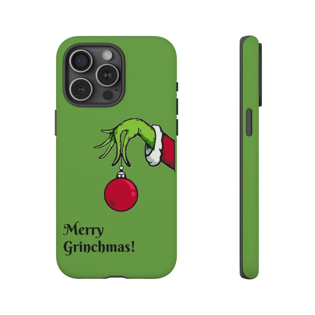 Christmas Tough Cases/ Grinch Cases/ Christmas Gift/ Christmas Phone Case - Etsy
