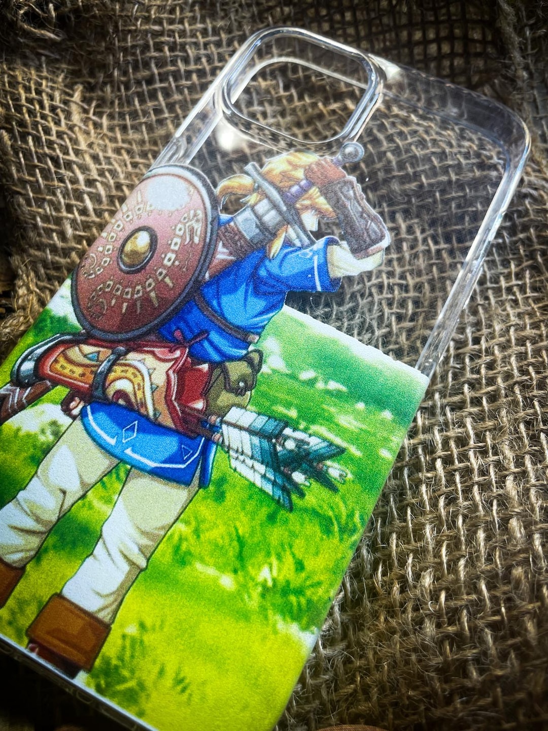 Zelda Videogame Legend of Warrior of Light BOTW TOTK Crystal Clear ...