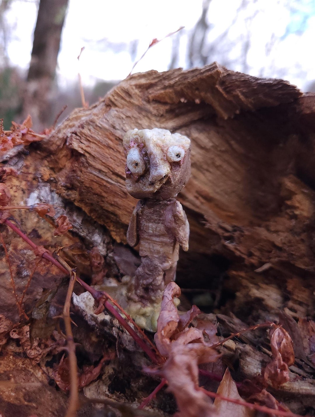 Rocklin, Handmade Rock Goblin Creature Whimsical Stone Art. - Etsy