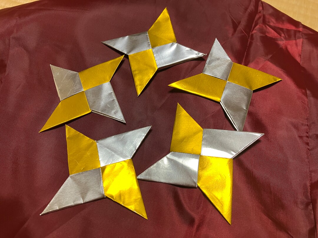 Gold Ninja Stars From Origami - Etsy