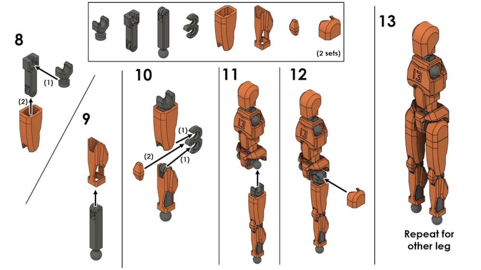 Dummy 13 | Unique Decorative Piece or Toy | Customizable 3D Print - Etsy