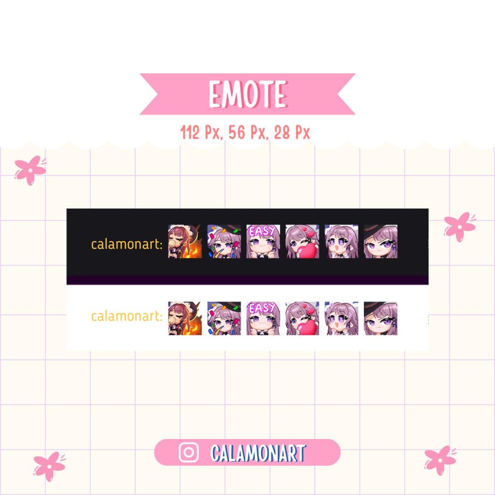 6 the Herta Honkai Star Rail Emotes / Chibi Emote/twitch Emote/ready to ...