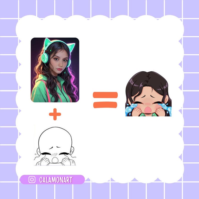 Custom Emotes/ Emotes Twitch/ Sticker Emotes/ Vtuber Emotes/ Twitch ...