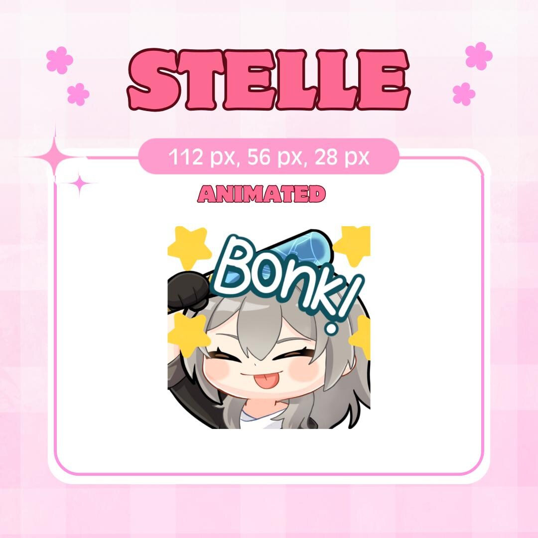 Stelle Honkai Star Rail Kick Head Animated Emote/ Valentine, Love, Dumb ...
