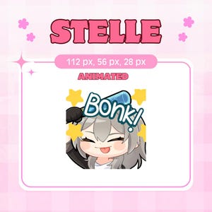 Stelle Honkai Star Rail Kick Head Animated Emote/ Valentine, Love, Dumb ...