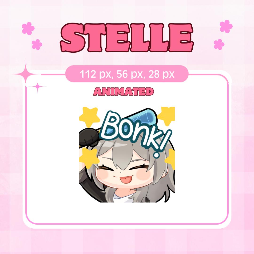 Stelle Honkai Star Rail Kick Head Animated Emote/ Valentine, Love, Dumb ...