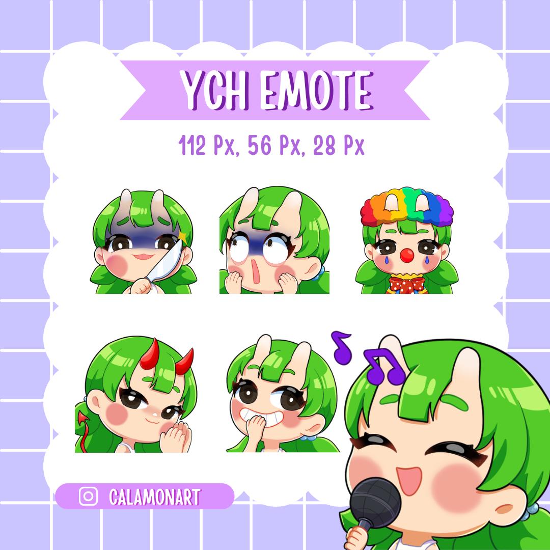 Custom Emotes/ Emotes Twitch/ Sticker Emotes/ Vtuber Emotes/ Twitch ...