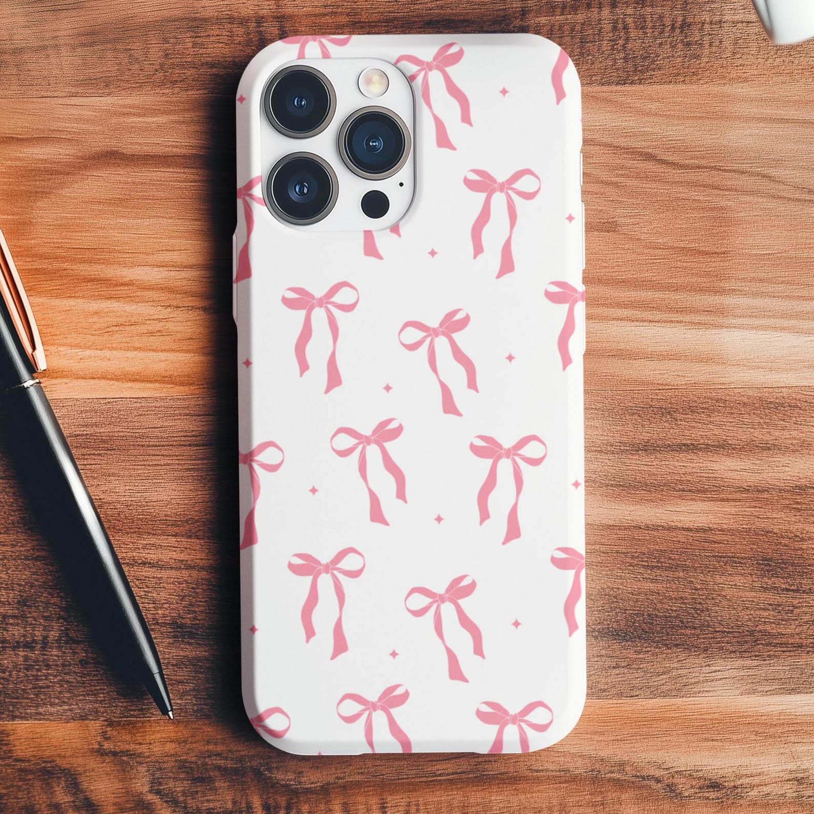 Pink Coquette Phone Casing/coquette Phone Casing/coquette Preppy Phone ...