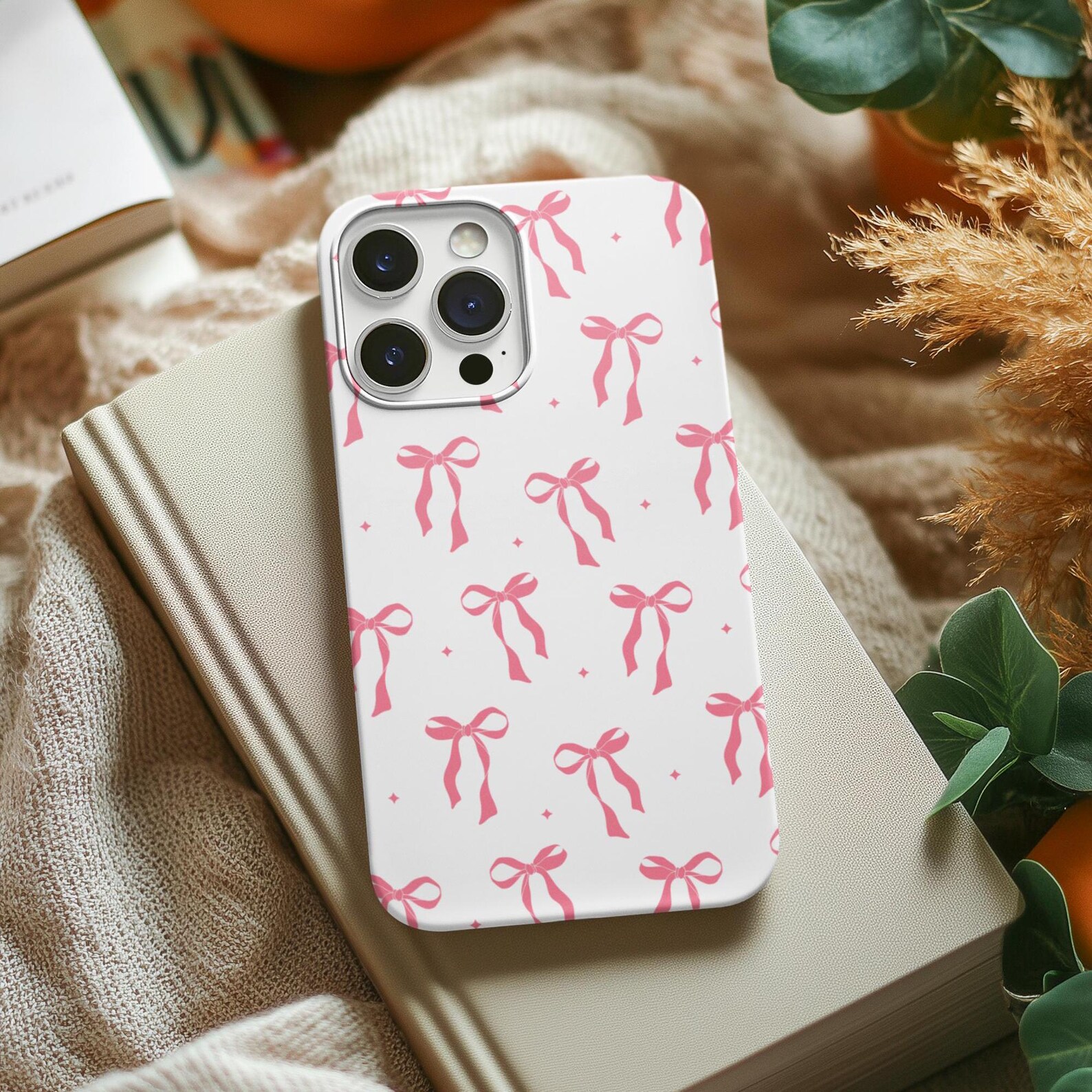 Pink Coquette Phone Casing/coquette Phone Casing/coquette Preppy Phone ...