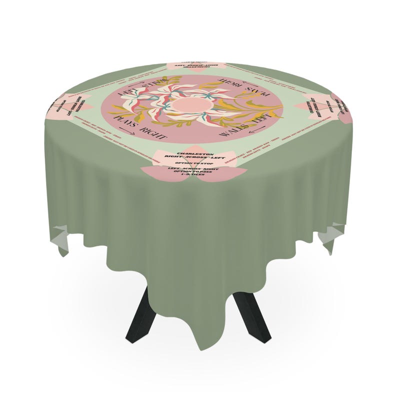 55x55 Table Cloth With 30x30 Mahjong Board Large Square Table Cloth ...