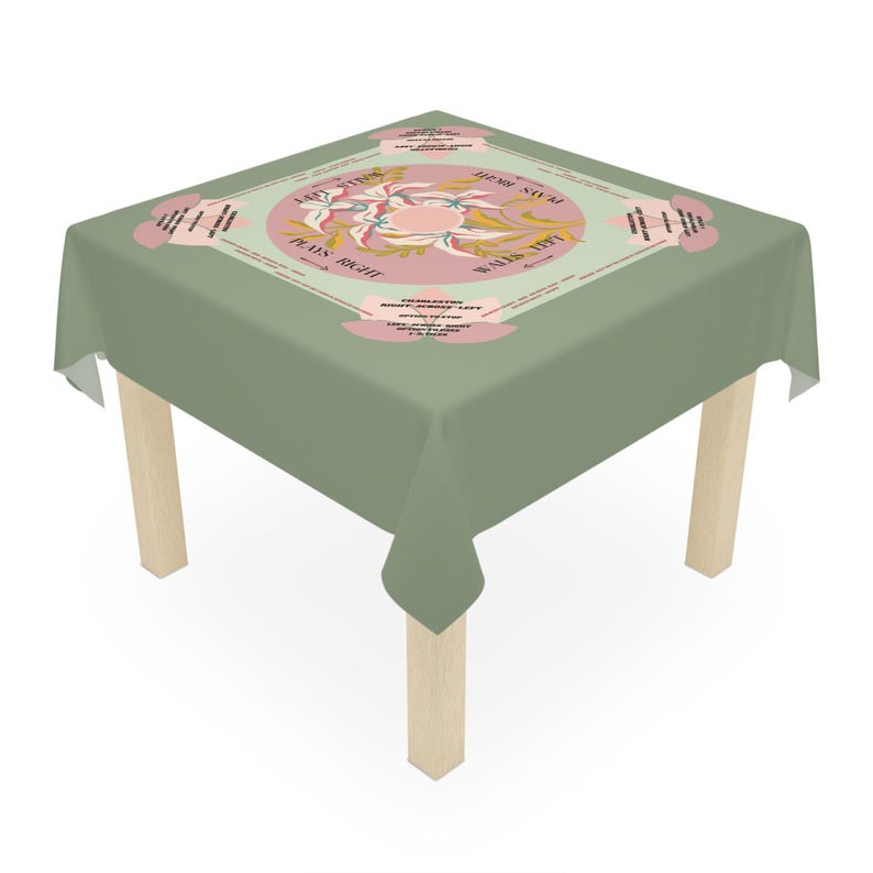 55x55 Table Cloth With 30x30 Mahjong Board Large Square Table Cloth ...