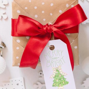 Merry Christmas Gift Tag Printable,printable Christmas Gift Tag,holiday ...