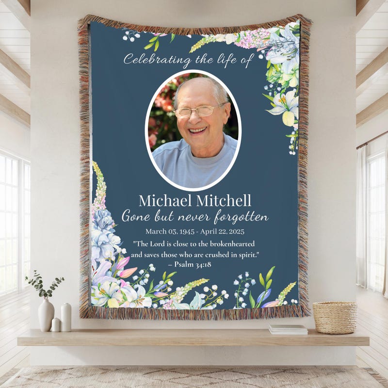 Funeral Home Gifts Tribute Blankets - 60+ Gift Ideas for 2025