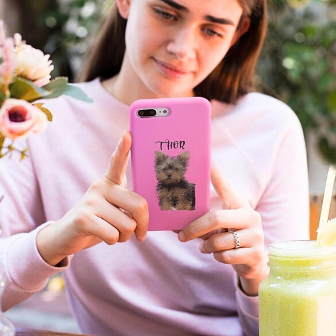 Personalized Pet Phone, Case With Photo and Pet Name, Personalized Dog ...