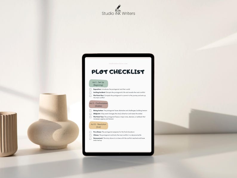 Printable Guided Novel Planner for Writers | Digital Novel Writing Workbook, Organise Characters ...
