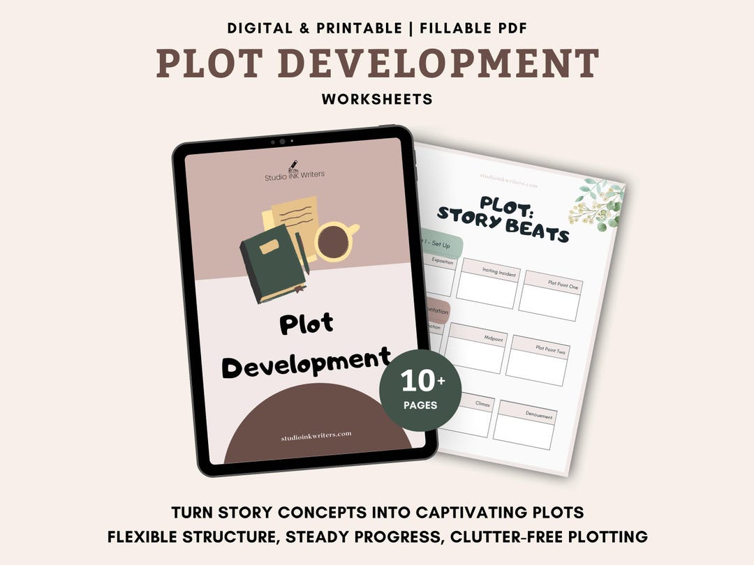 Interactive & Printable Plot Development Worksheets for Writers ...