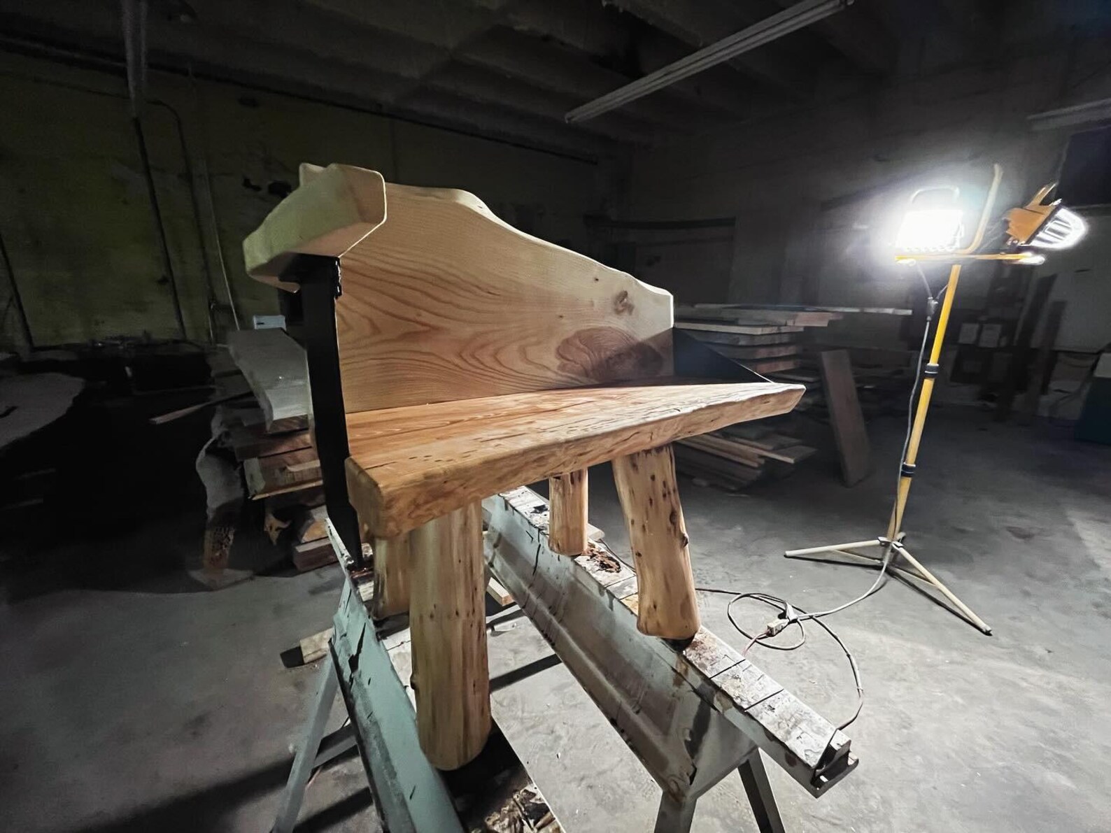 Handmade Live-edge Ash Chair - Etsy