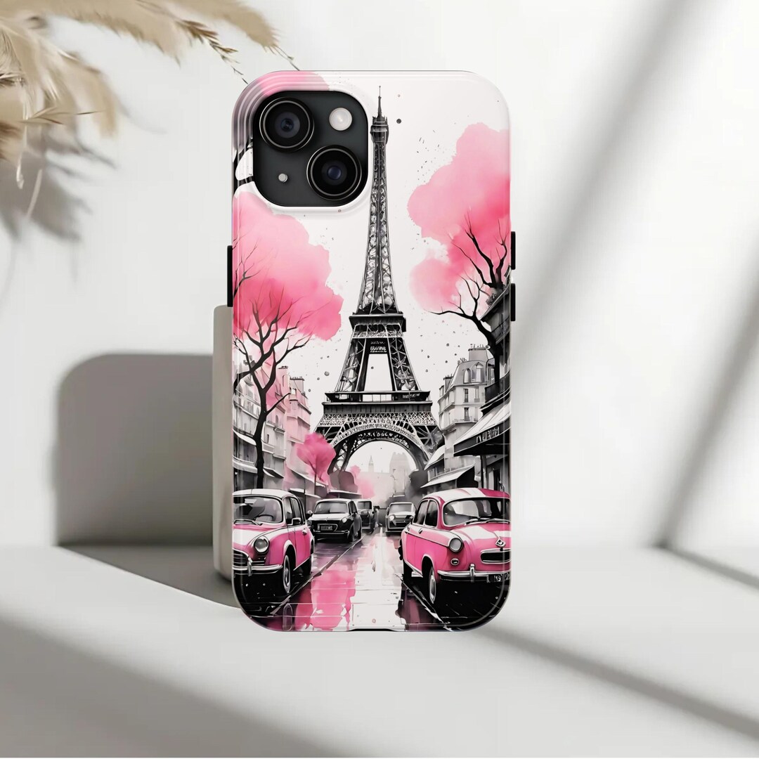 Paris France Romantic City Eiffel Tower Phone Case Cover for iPhone 16 ...