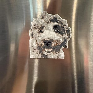 Customized 3D Printed Pet Magnet With Your Pet's Face, Pet Portrait ...