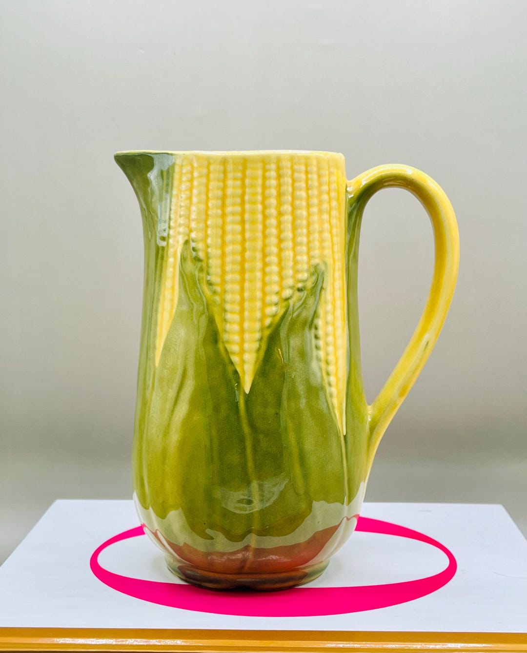 Vintage Shawnee Corn King Pitcher – 1950s Farmhouse Pottery Americana ...