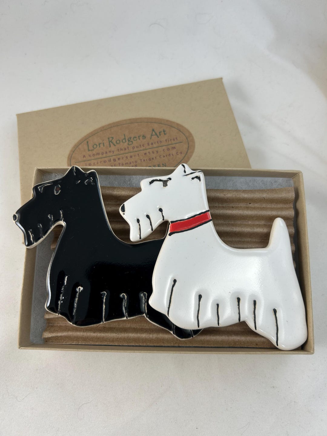 Two Large Scotty Magnets, Scotty Lover Gift, Scotty Mom Gift, Scotty ...
