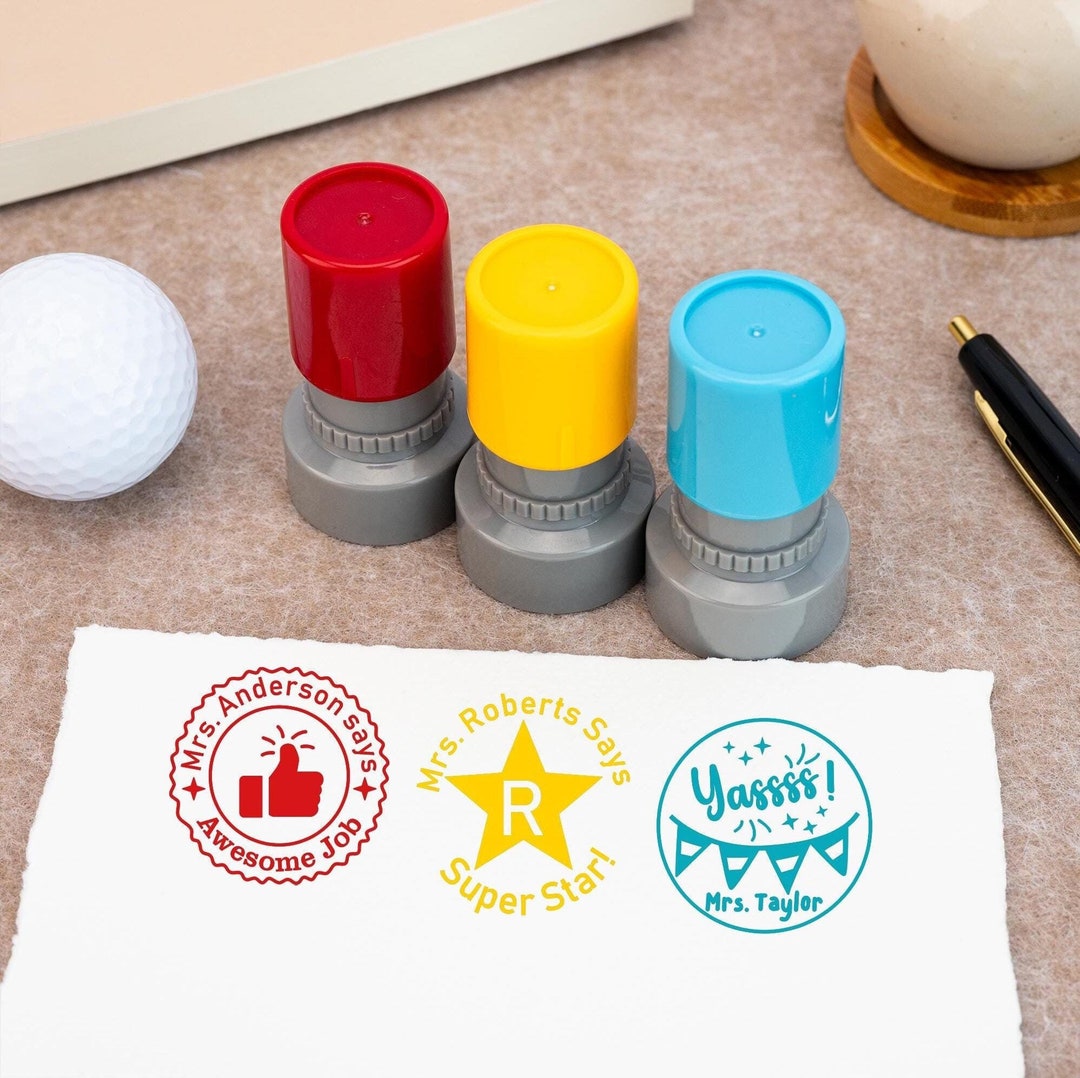 Custom Teacher Stamps, School Teacher Stamp, Personalized Teacher Stamp ...