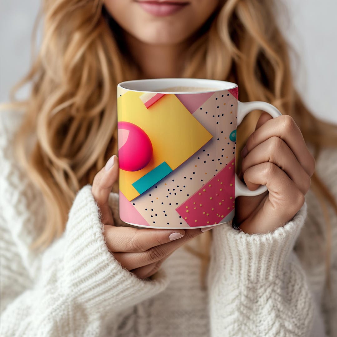 80s Retro Design Mug, 90s Retro Mug, Retro Nostalgic Gift Mug for Mom ...
