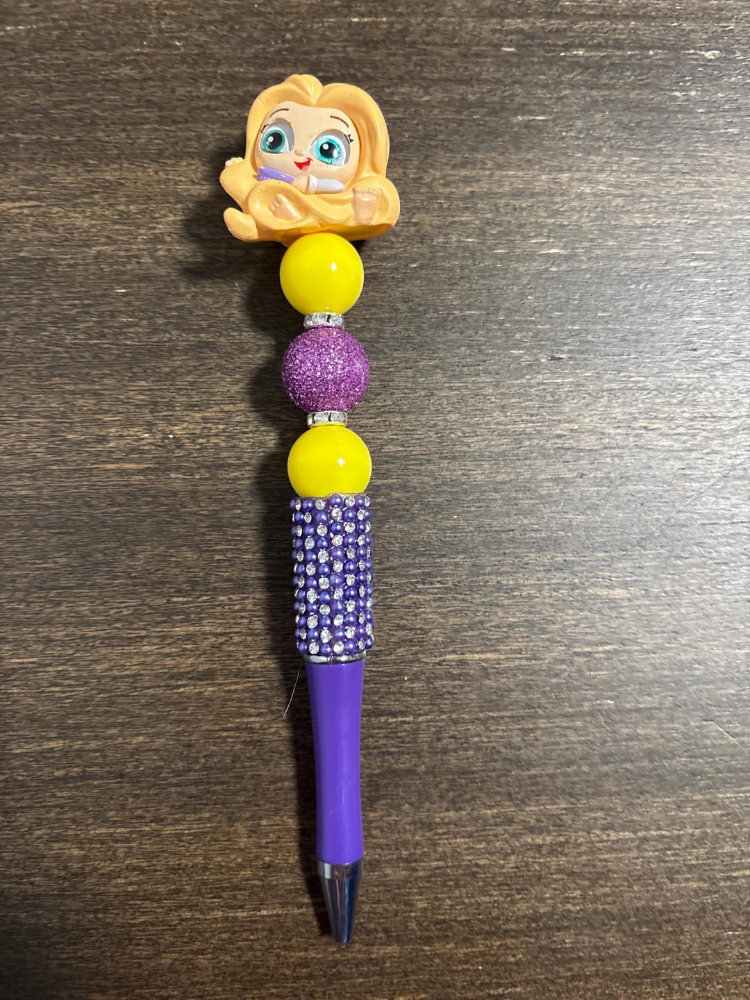 Young Princess Rapunzel Beaded Pen - Etsy