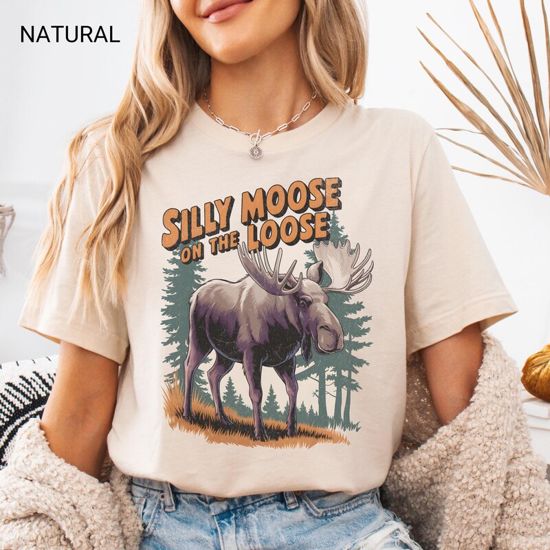 Moose T Shirt - Etsy