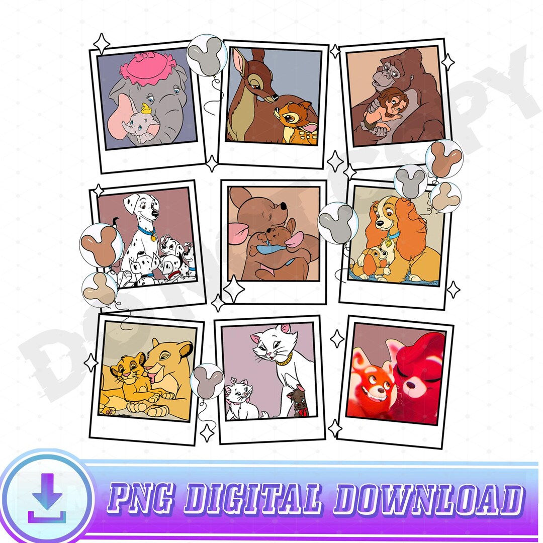 Dumbo Mrs. Potts Bambi Kanga Turning Red PNG, Best Mom Ever Png, Gift ...