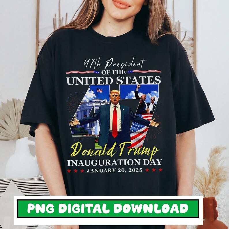 Donald Trump Inauguration Day 2025 Png, 47th US President Png, Trump ...