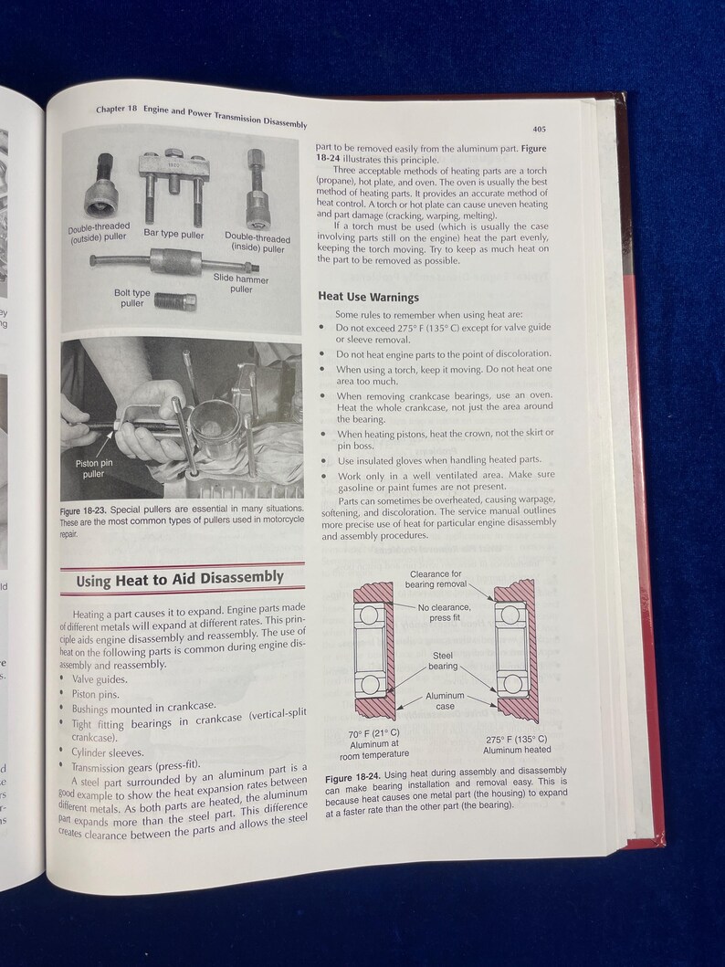 Motorcycles -fundamentals, Service, Repair – Illustrated Hardcover ...