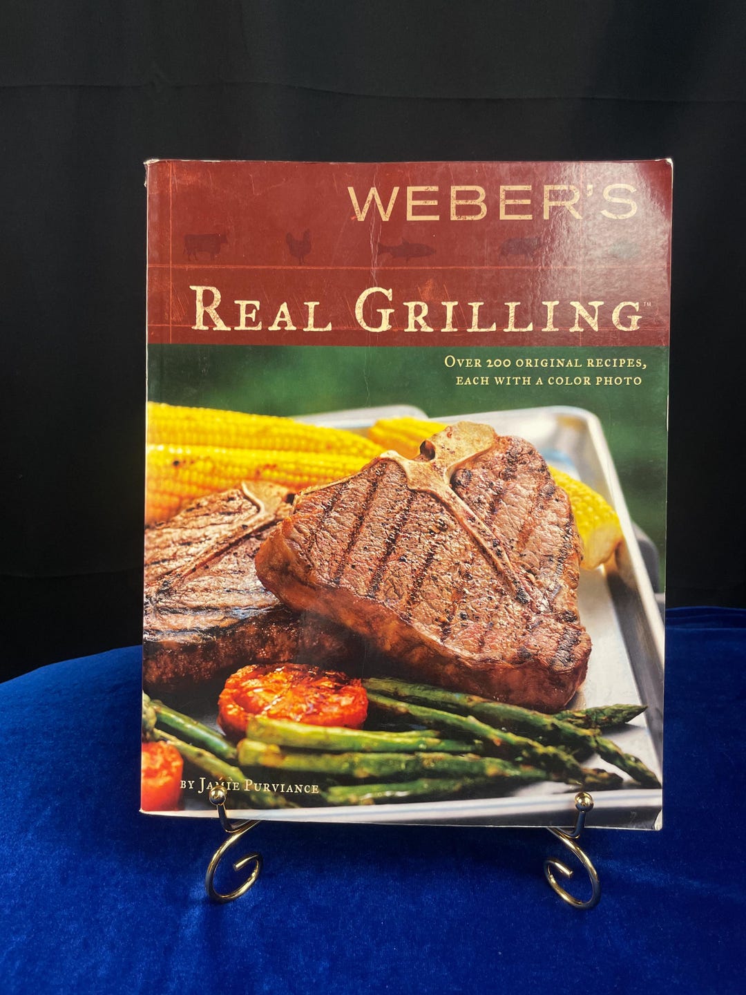 2013 Weber’s Real Grilling by Jamie Purviance – BBQ Cookbook With Full ...