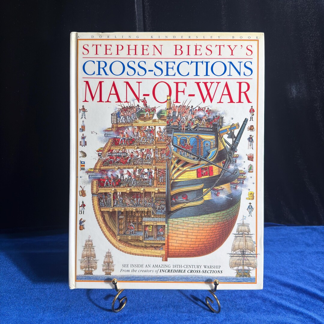 1993 - Stephen Biesty’s Cross-sections: Man-of-war - Etsy