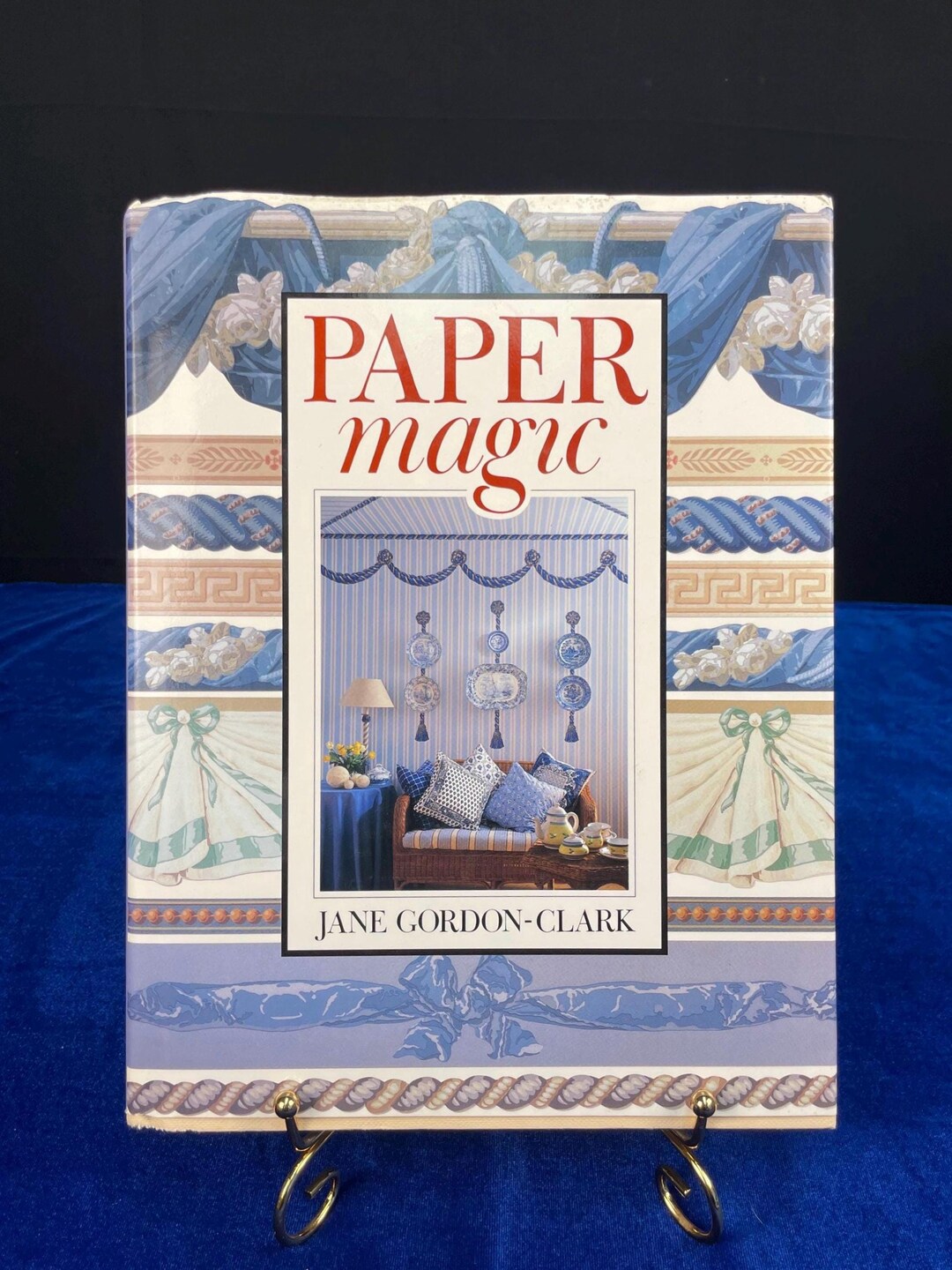 Paper Magic Book | Vintage Interior Design, Wall Treatment Ideas - Etsy