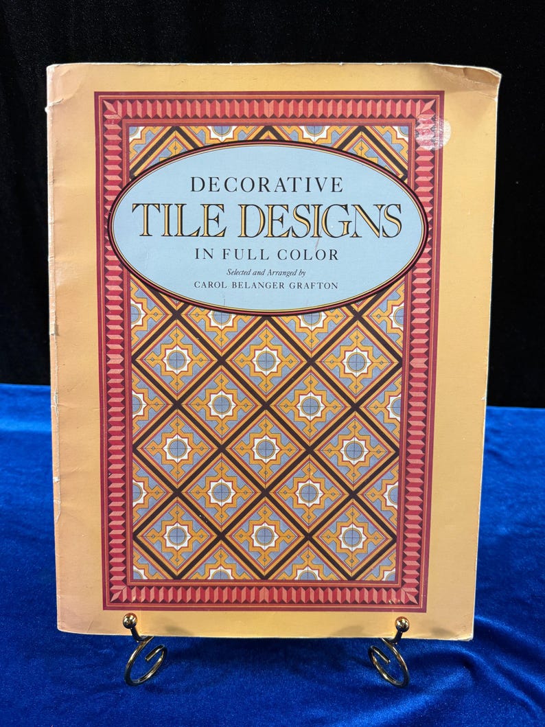 Decorative Tile Designs in Full Color by Carol Belanger Grafton A ...