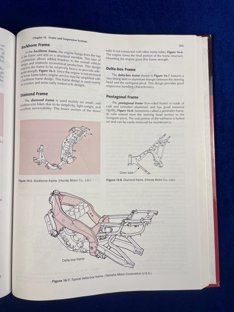 Motorcycles -fundamentals, Service, Repair – Illustrated Hardcover ...