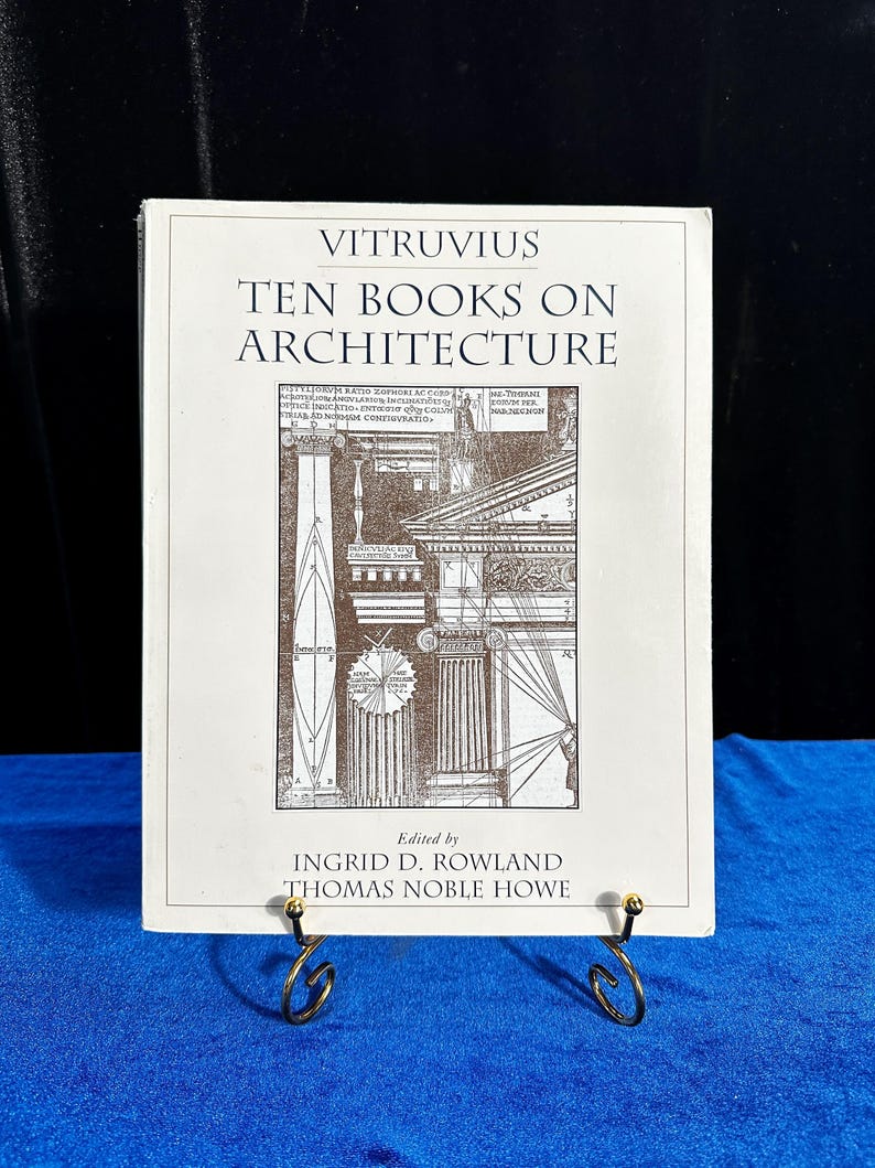 1999 Vitruvius Ten Books on Architecture Edited by Rowland & Howe - Etsy