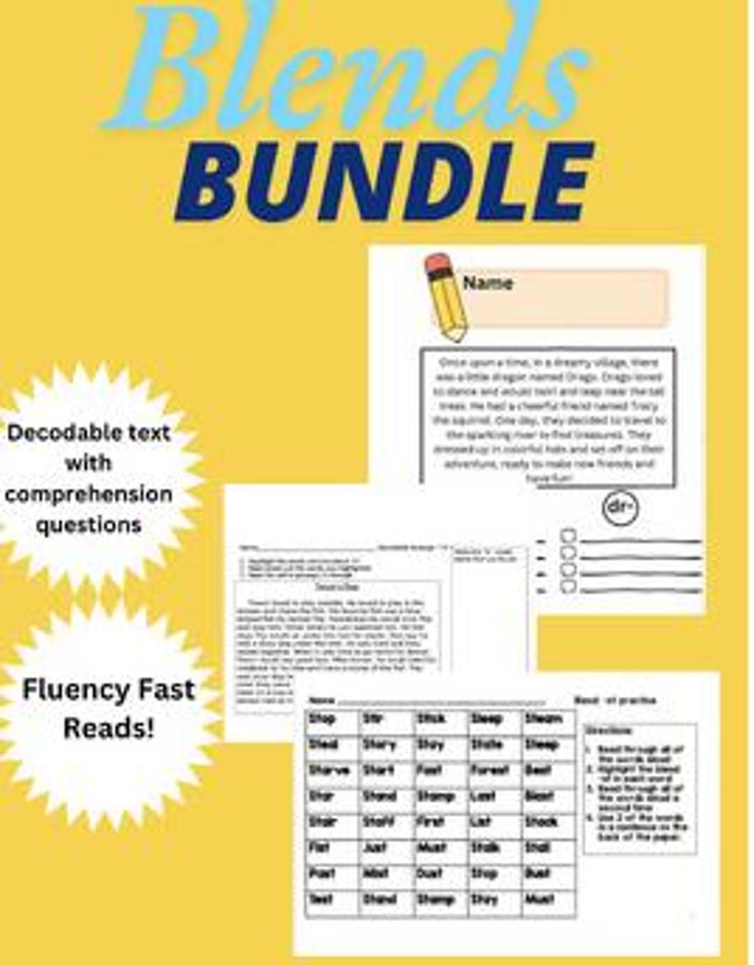 R-blends Activities - Etsy