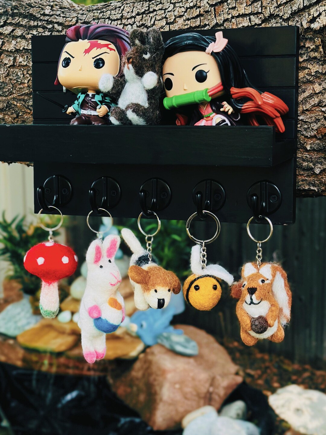 Handmade Cute Felt Keychain - Etsy