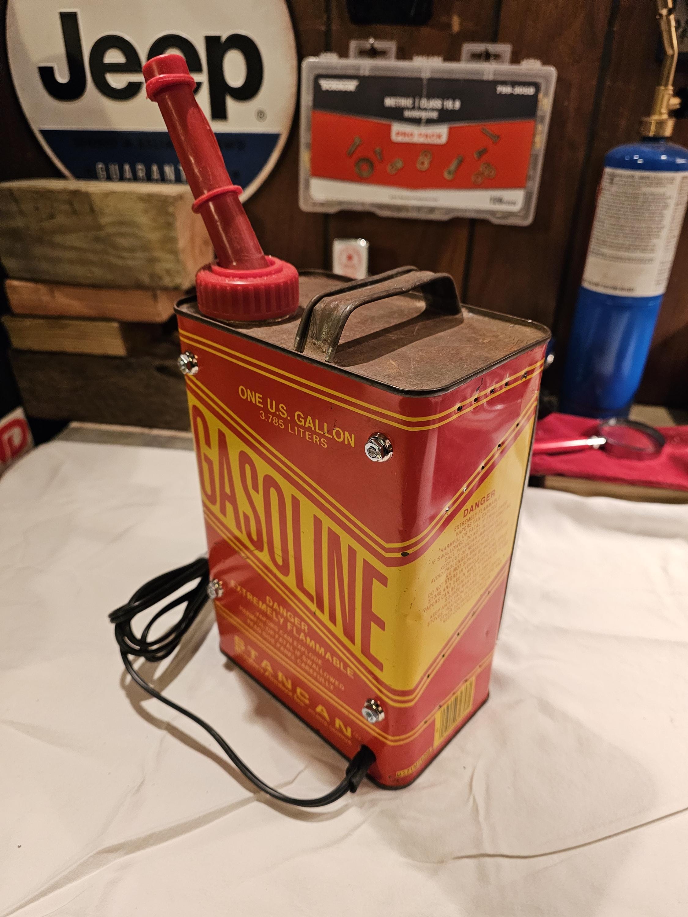 Vintage Gas Can Dimmable Switch Accent Light - Etsy