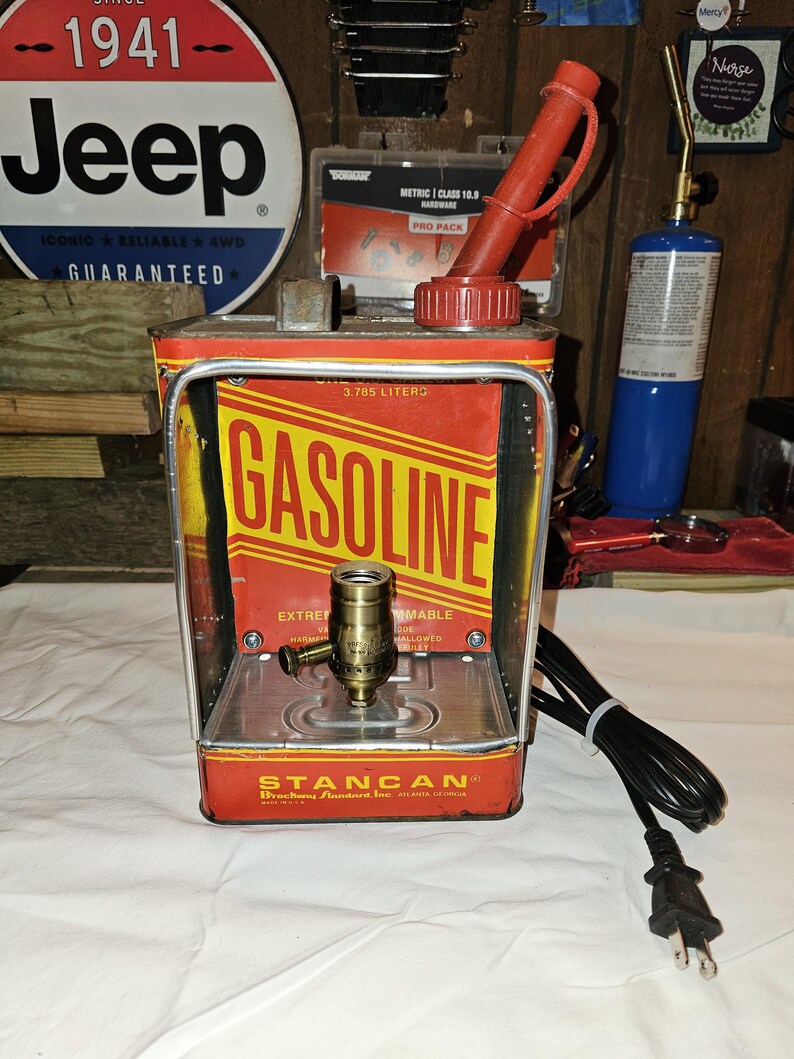 Vintage Gas Can Dimmable Switch Accent Light - Etsy