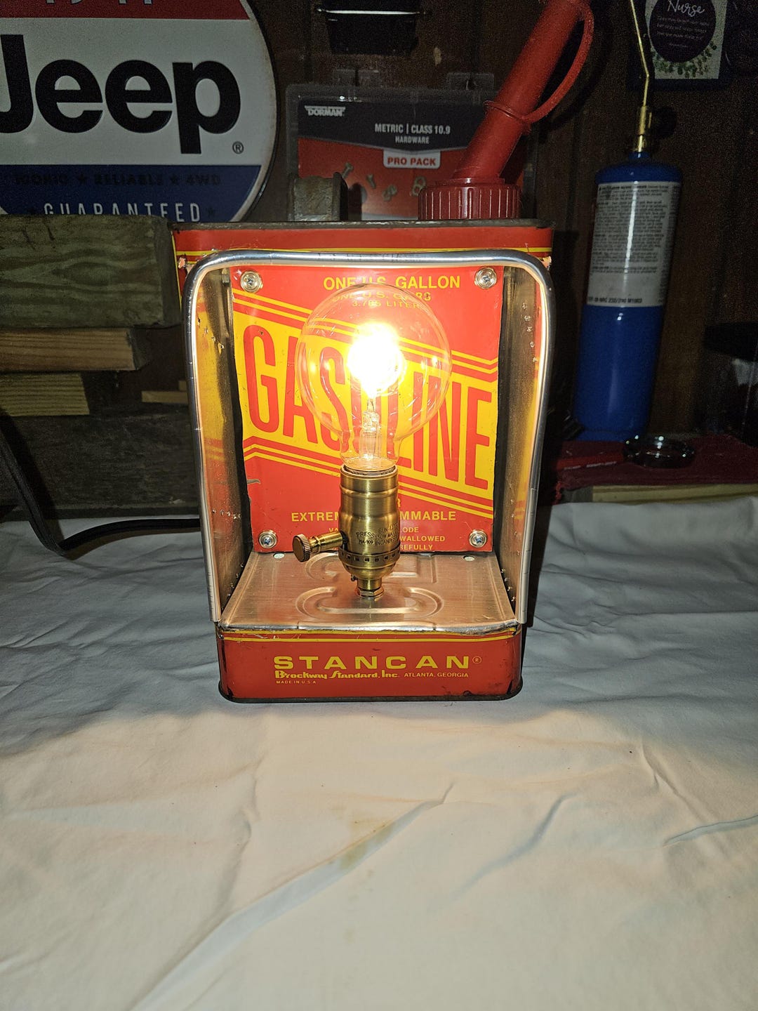Vintage Gas Can Dimmable Switch Accent Light - Etsy
